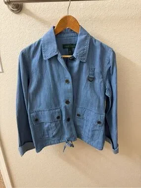 Lauren Ralph Lauren | Jackets & Coats | Lauren Ralph Lauren Light Blue ...